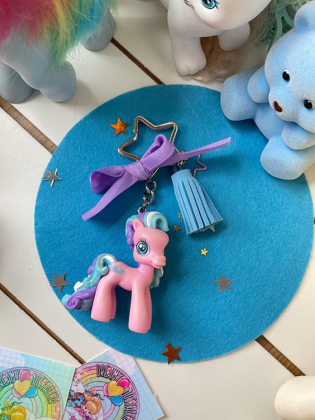 Mlp G3.5 Ponyville Scooter Sprite Pony Handmade Upcycled Keyring - Etsy