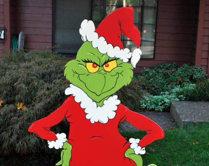 Grinch Yard Art - Etsy