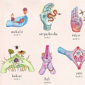 Mudra Poster - Etsy