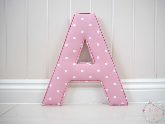 40cm Tall Extra Large Fabric Wall Letters Childrens | Etsy