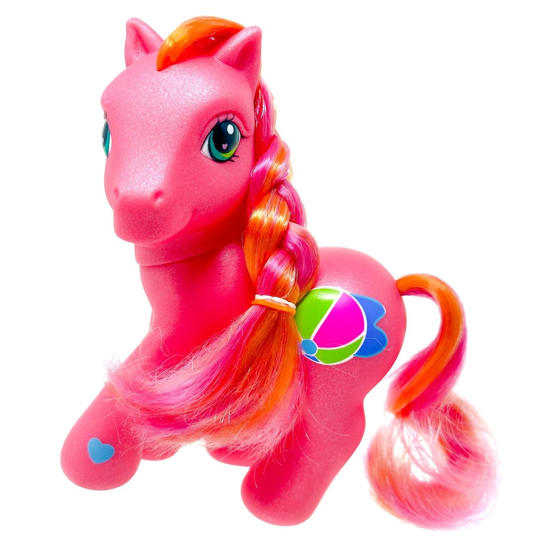 My Little Pony Sweet Summertime G3 2002 MLP Vintage Beach Ball Cutie ...