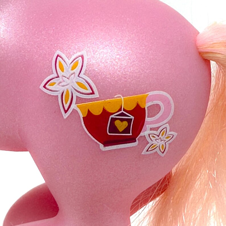 My Little Pony Tea Leaf G3 2002 MLP Vintage Pink Pretty Pony Fashion ...