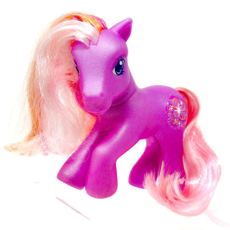 My Little Pony Twinkle Twirl G3 2004 MLP Vintage Purple Pink Sparkle ...