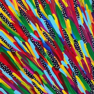 Colours, Original Hand Painted Art, Original Acrylic Painting, Size ...