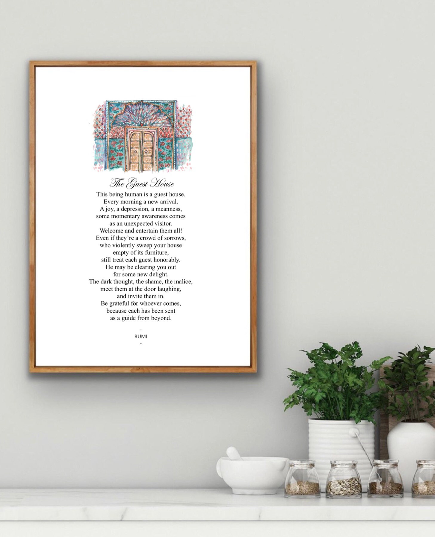 The Guest House by Rumi, Instant Download, Printable, Everyday ...