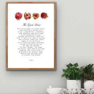 The Guest House by Rumi, My Favourite Rumi Poem, Everyday Reminder ...