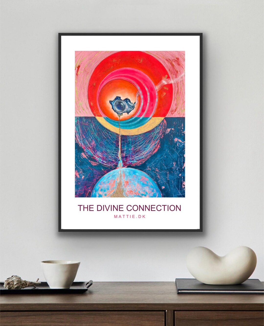 Art Poster, Printable, Instant Download, the Divine Connection ...