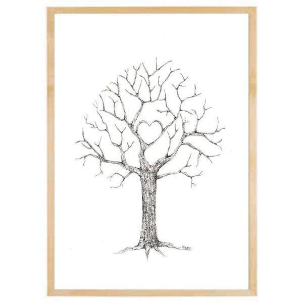 Fingerprint Tree - Etsy