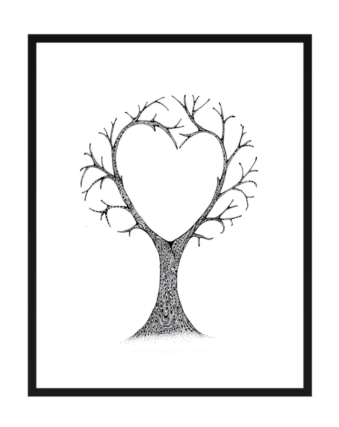 Fingerprint Tree Instant Download Printable Wedding - Etsy