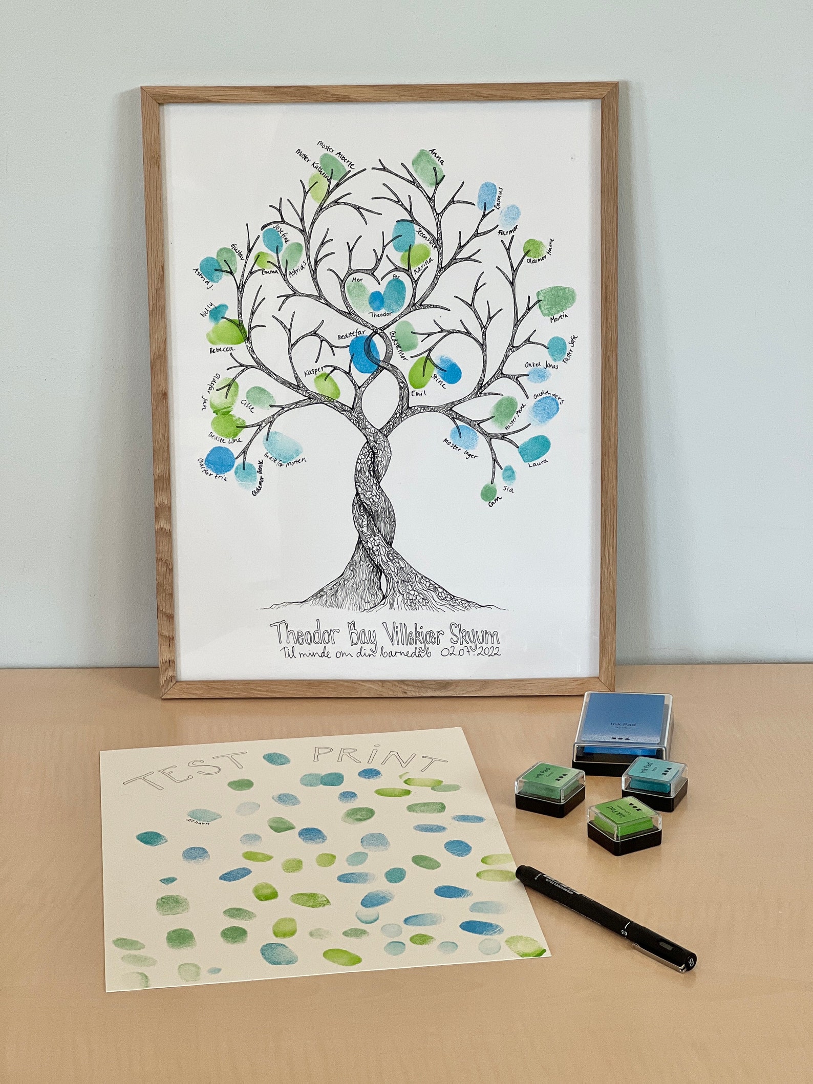 Fingerprint Tree Instant Download Printable Wedding - Etsy
