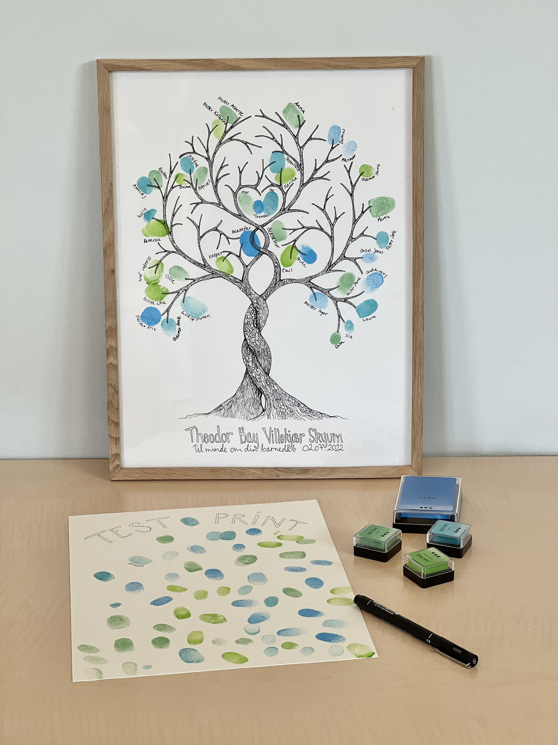 Fingerprint Tree Instant Download Printable Wedding - Etsy