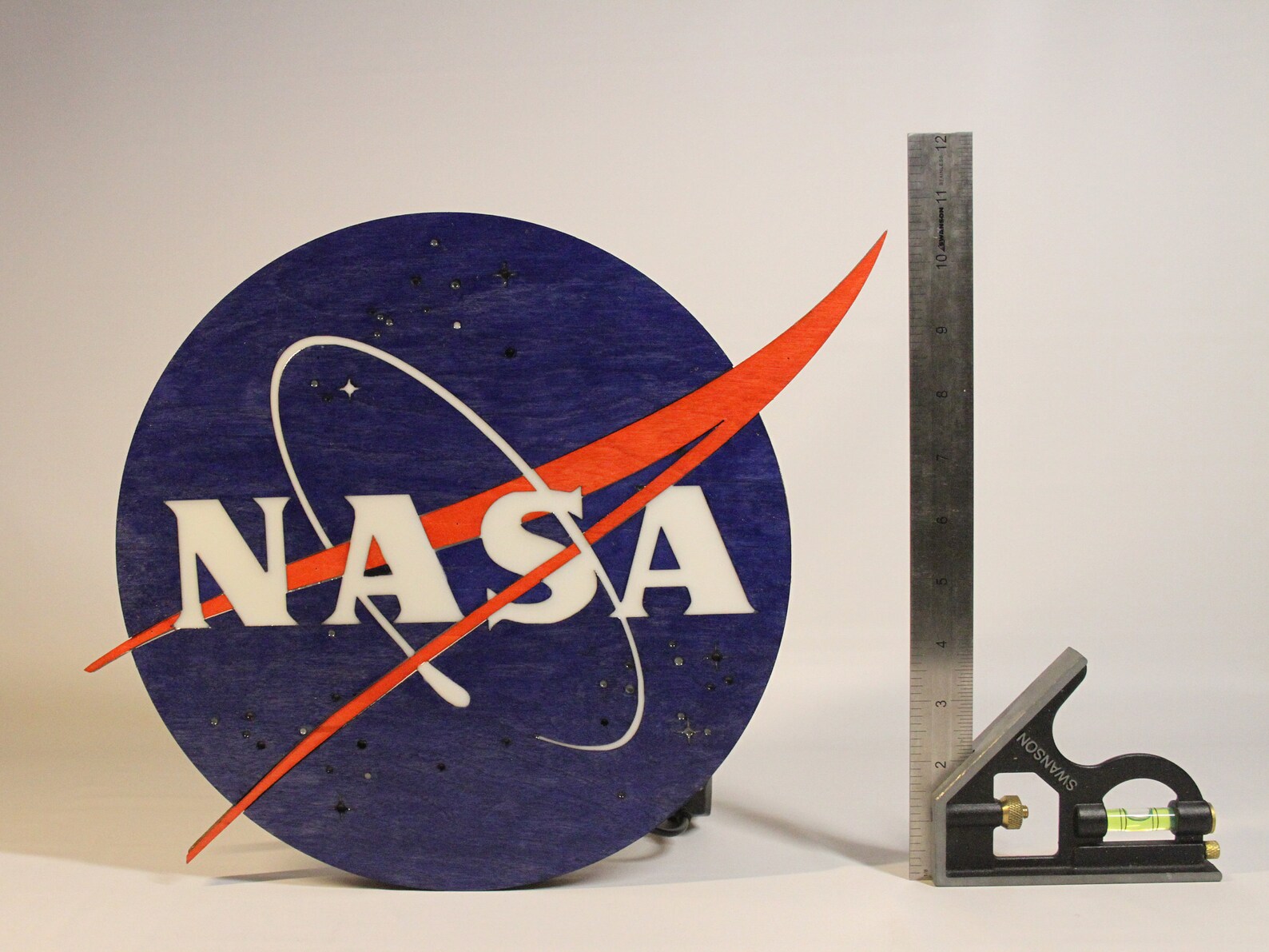 NASA Light-up Sign Stain and Resin - Etsy