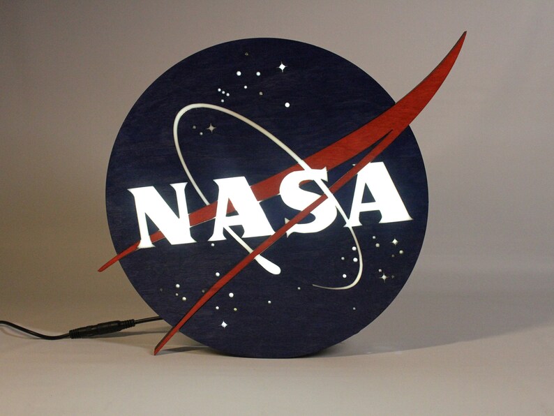 NASA Light-up Sign Stain and Resin - Etsy
