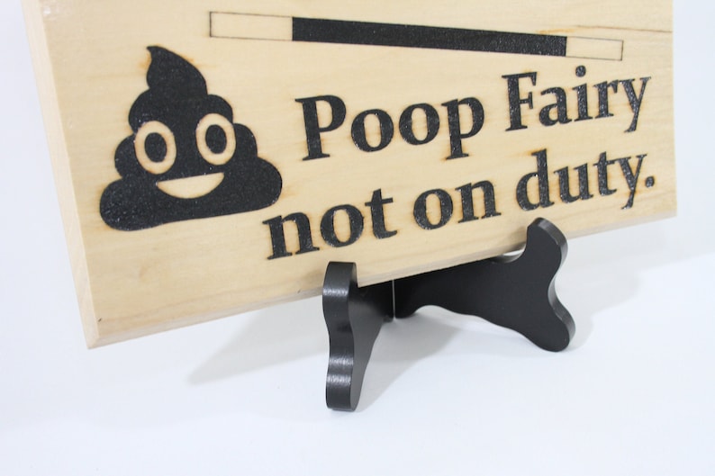Poop Fairy Sign - Etsy
