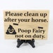 Poop Fairy Sign - Etsy