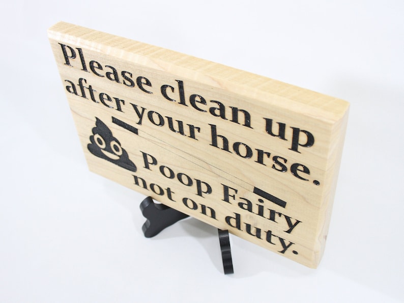 Poop Fairy Sign - Etsy