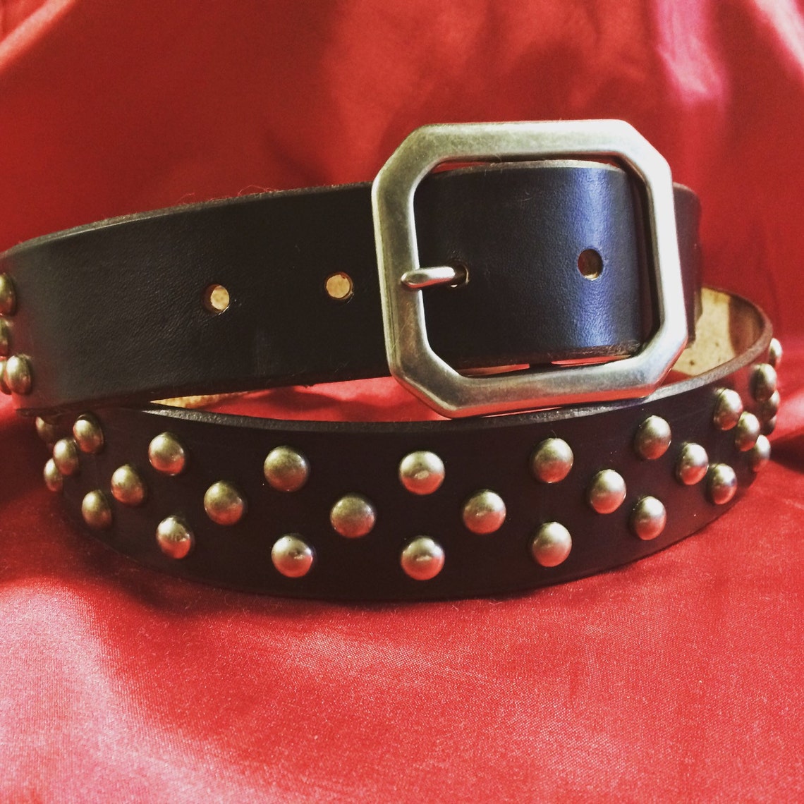 77 Punk / Rocker Studded Belt - Etsy