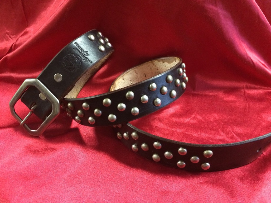 77 Punk / Rocker Studded Belt - Etsy