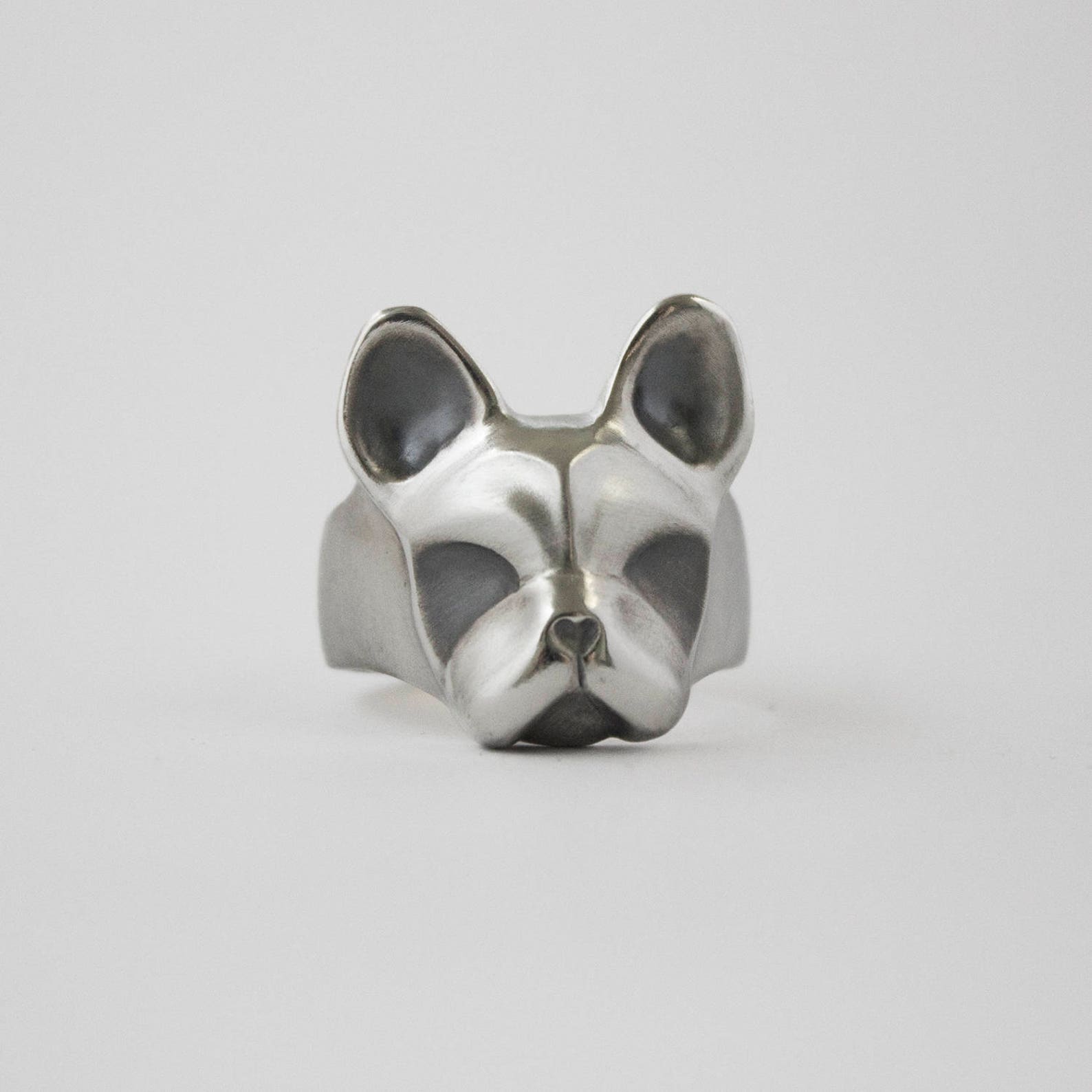 French Bulldog Ring Frenchie Jewelry Dog Lover Jewelry - Etsy