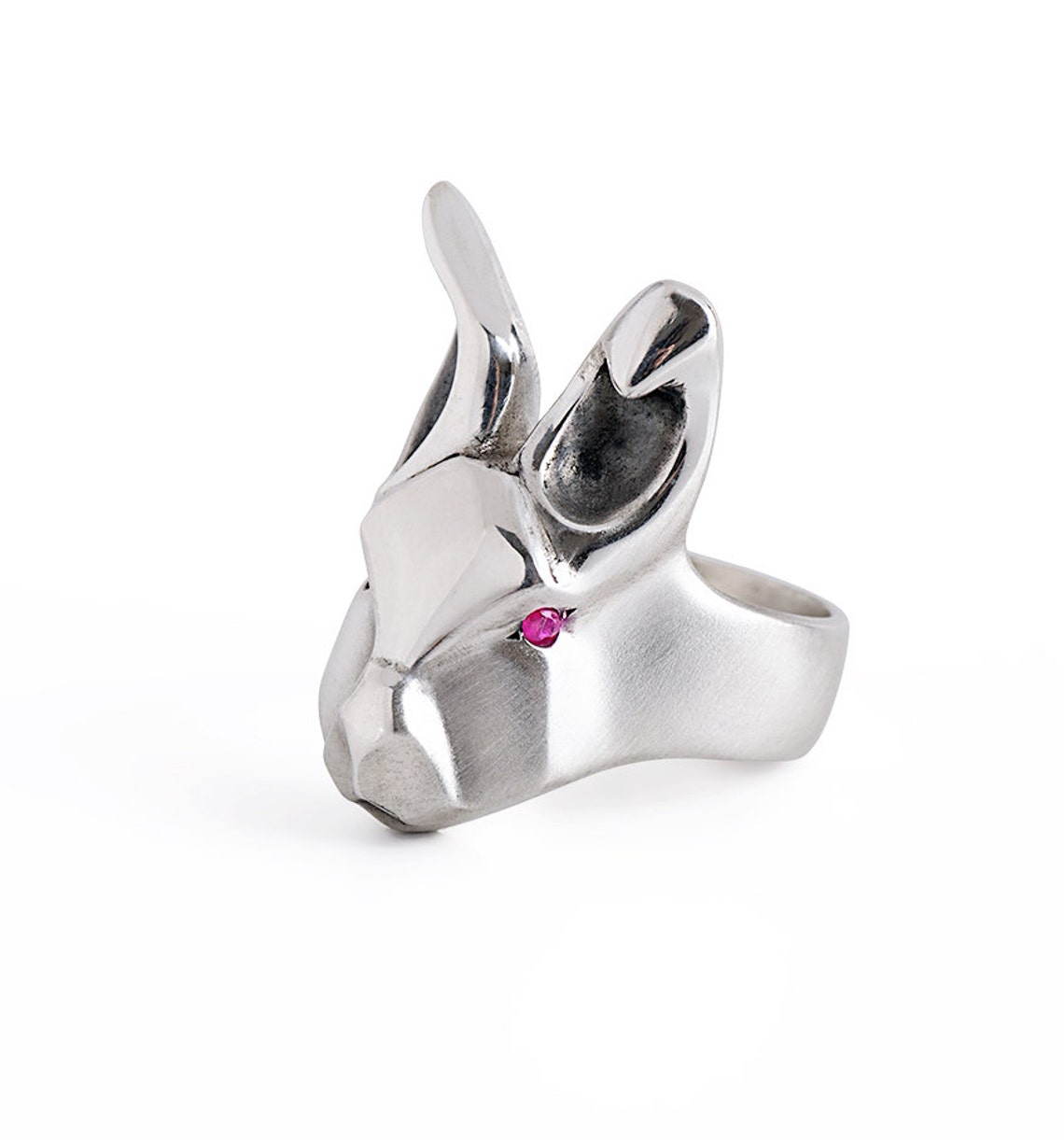 Bunny Silver Ring Rabbit Ring Animal Jewelry Rabbit - Etsy