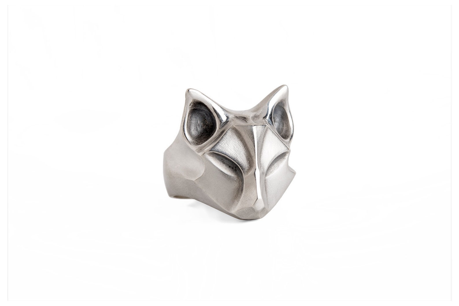 Silver Fox Ring Fox Jewelry Animal Jewelry Animal Ring - Etsy