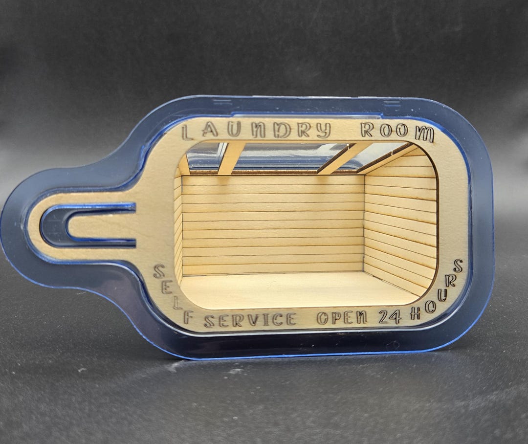 1:48 Scale Laundry Room in Laundry Scoop KIT - Etsy