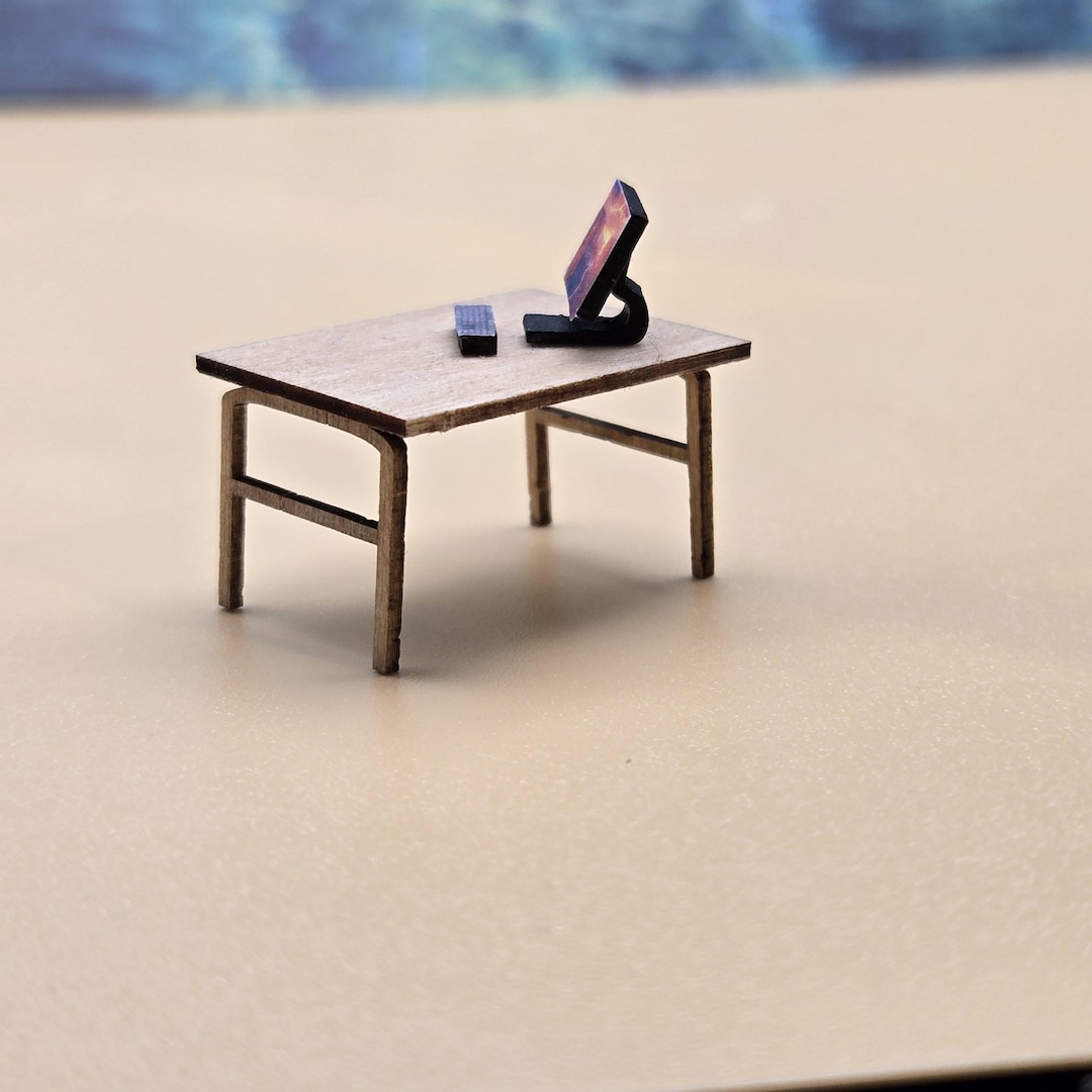 1:48 Scale Office Desk Kit - Etsy