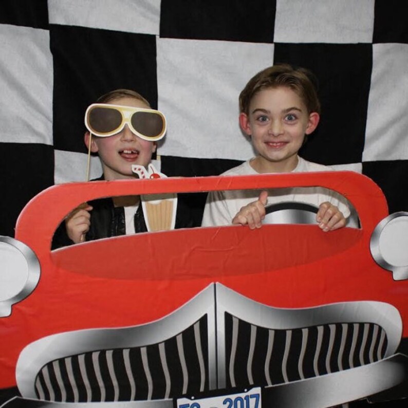 Bright Red Retro Car Prop File Decor 50s Car 60s Car DIY - Etsy