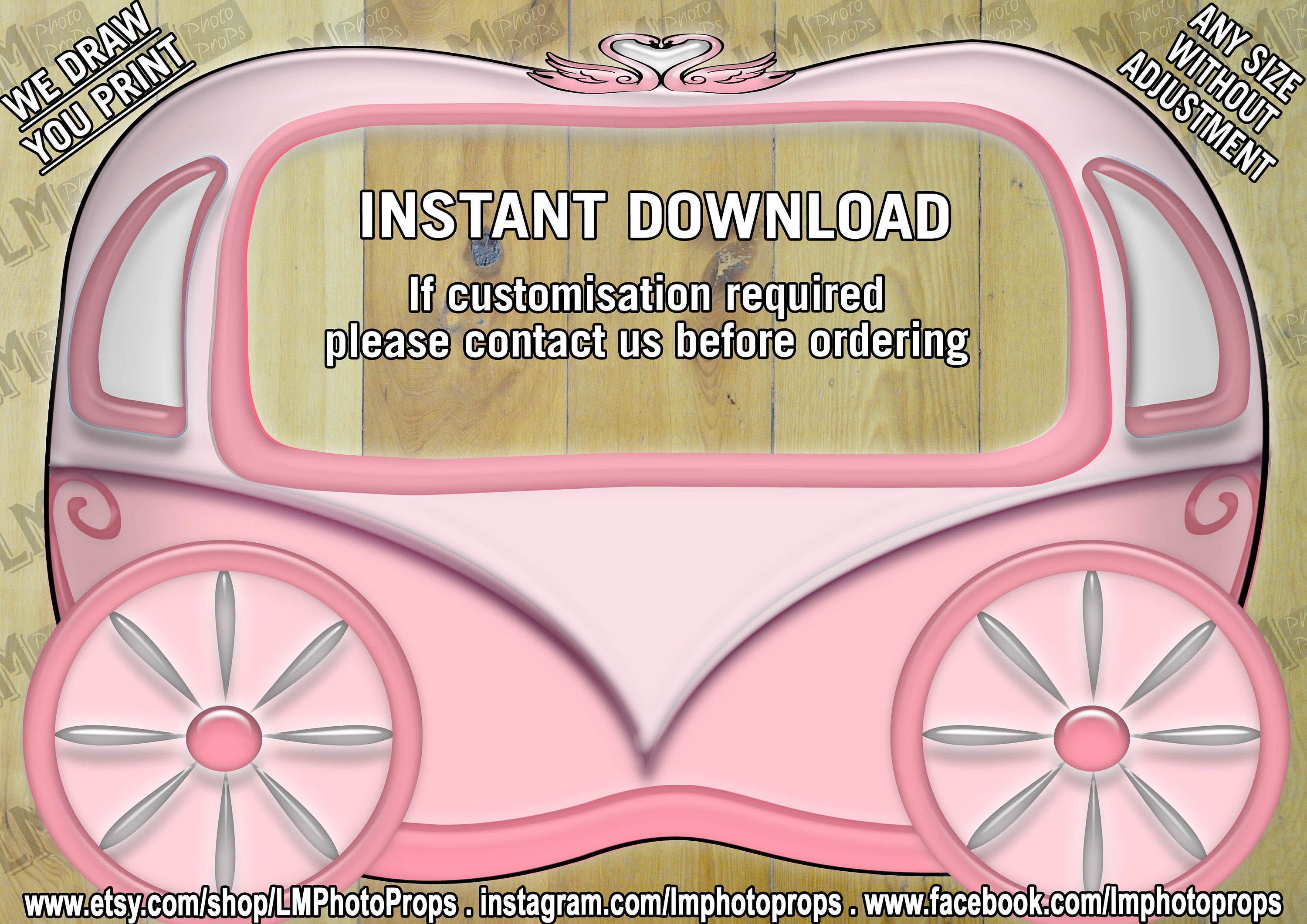 Princess Carriage Template