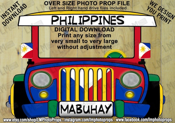 Philippine Jeepney 3D Paper Craft Printable PDF - Etsy Canada