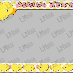 Rubber Duck Frame File Customised Photo Prop File Duck Theme - Etsy