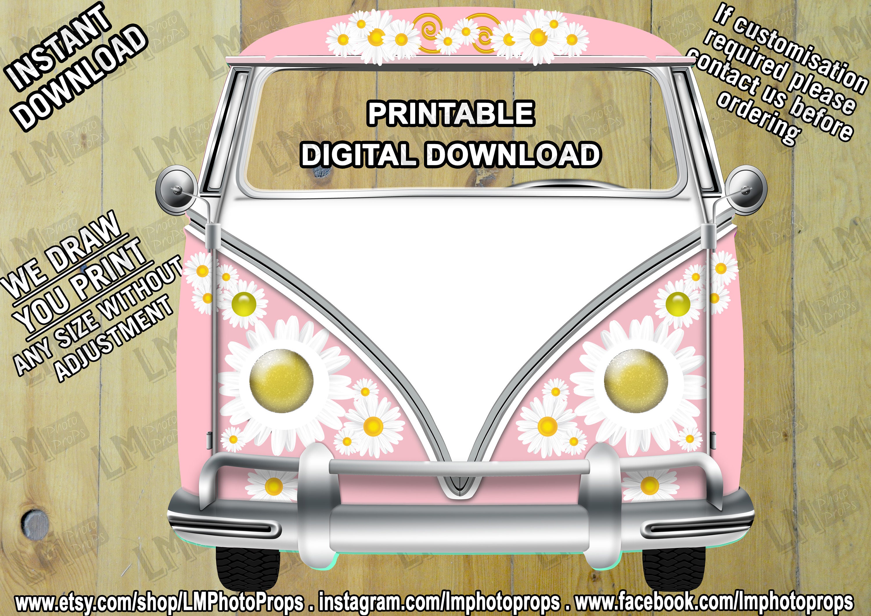 Vw Van Photo Prop - Etsy