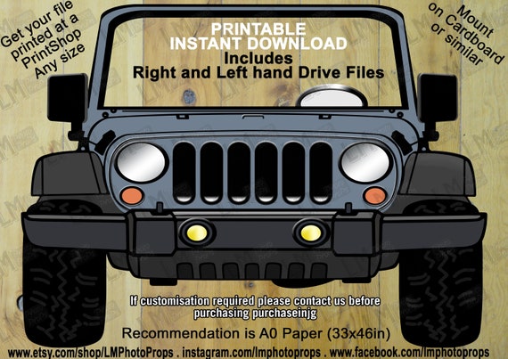 Car Prop Giant Off-road Extra Large Car Prop Slate Grey 4x4 - Etsy