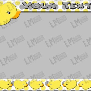 Rubber Duck Frame File Customised Photo Prop File Duck Theme - Etsy