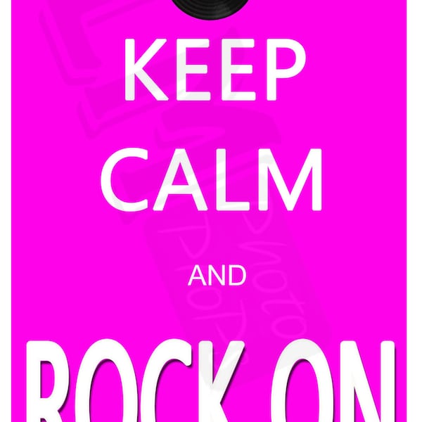 Keep Calm and Rock - Etsy