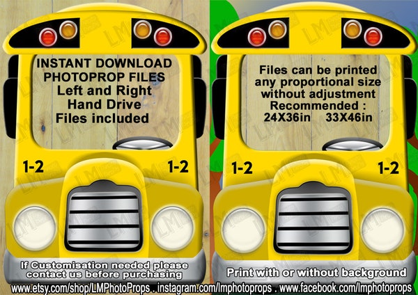 Pin the Wheel on the Bus Party Game INSTANT DOWNLOAD - Etsy Canada