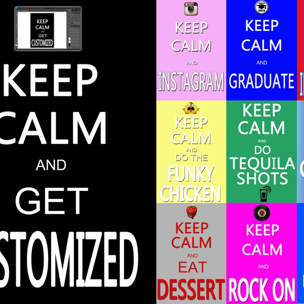 Keep Calm Sign - Etsy