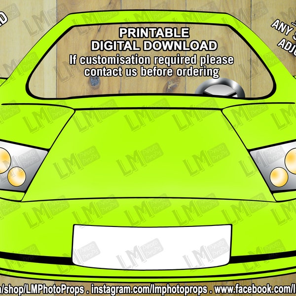 Lime Green Lambo - Etsy