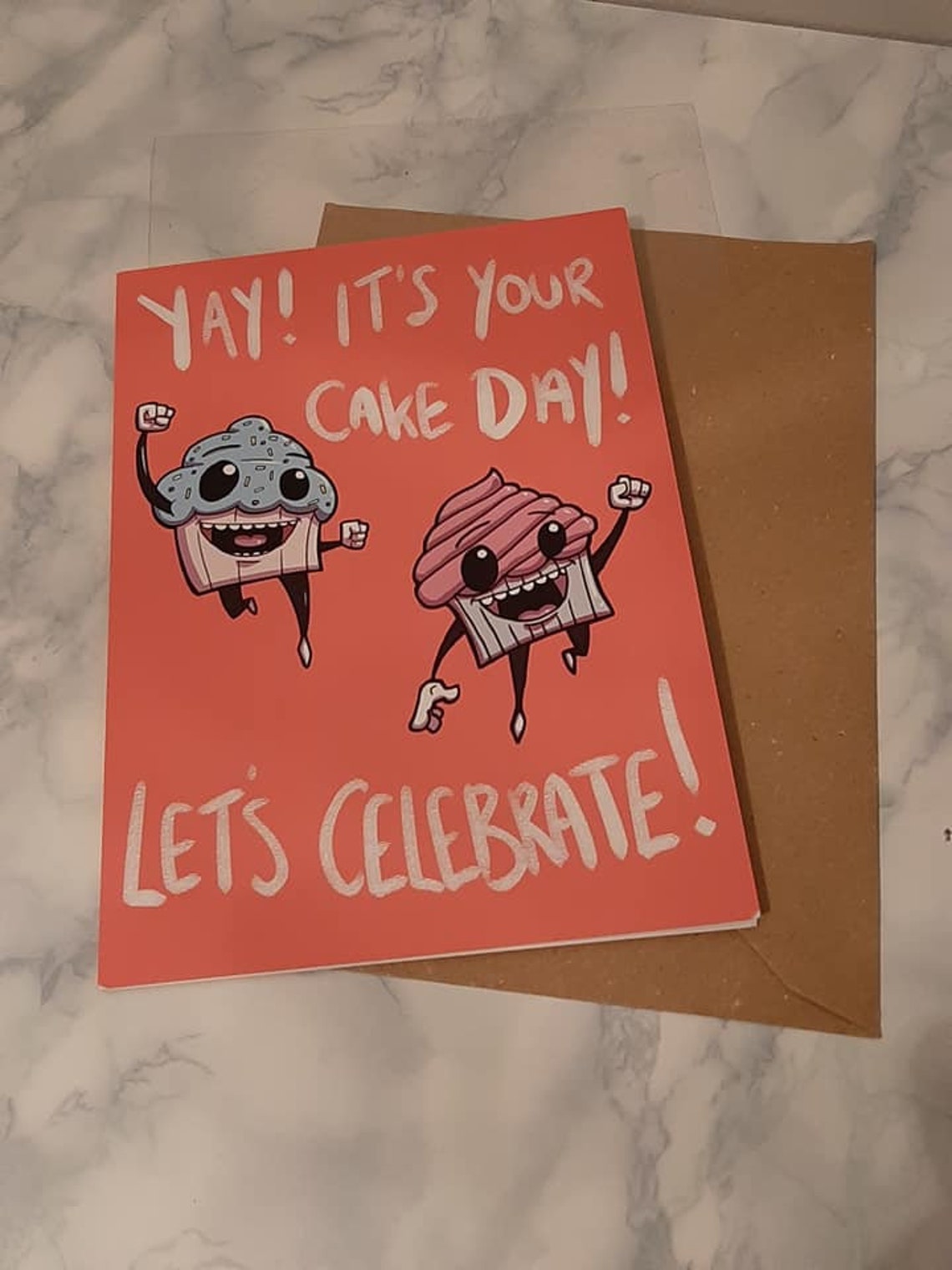 It's Your Cake Day Birthday Greetings Card - Etsy