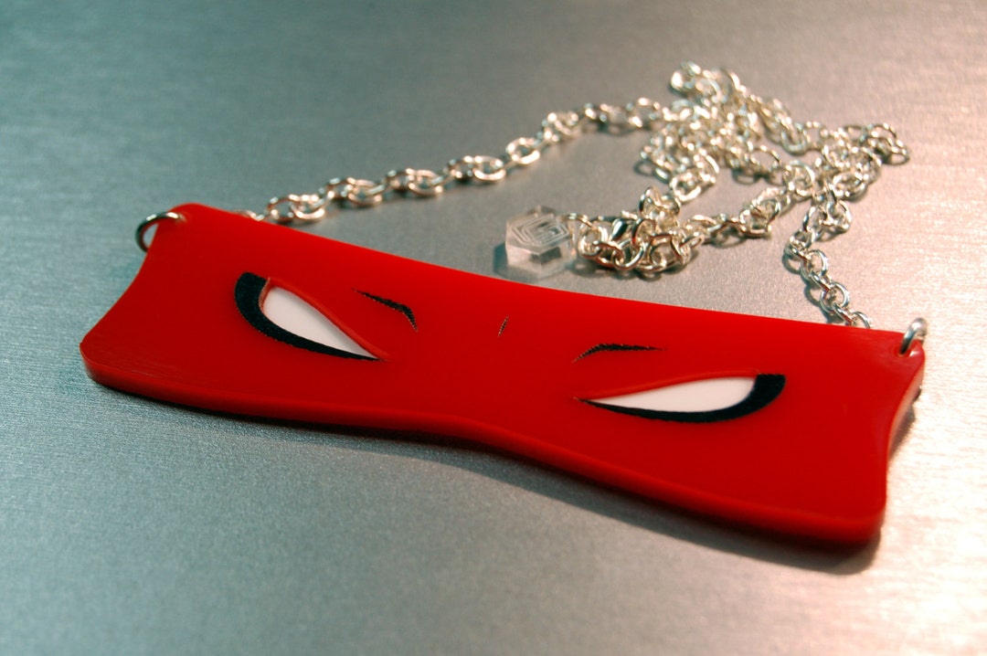 TMNT Turtles Mask Acrylic Necklace - Etsy UK