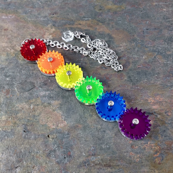 Cogs Necklace - Etsy