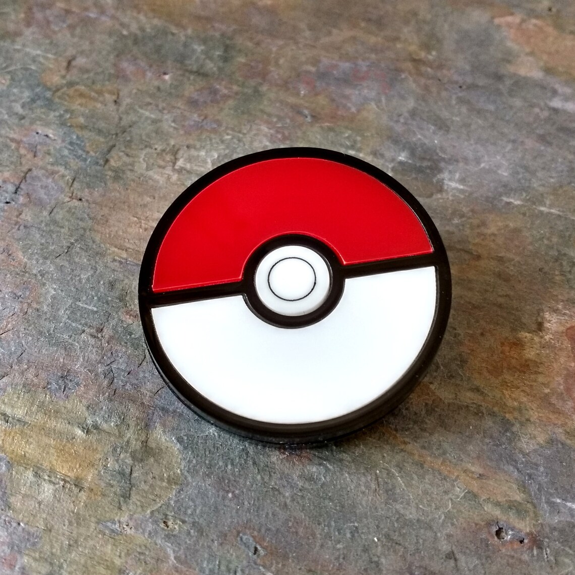 Pokeball Pokemon Laser Cut Acrylic Necklace or Brooch - Etsy
