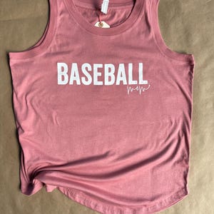 Baseball Mom Women's Relaxed Fit Tank - Etsy