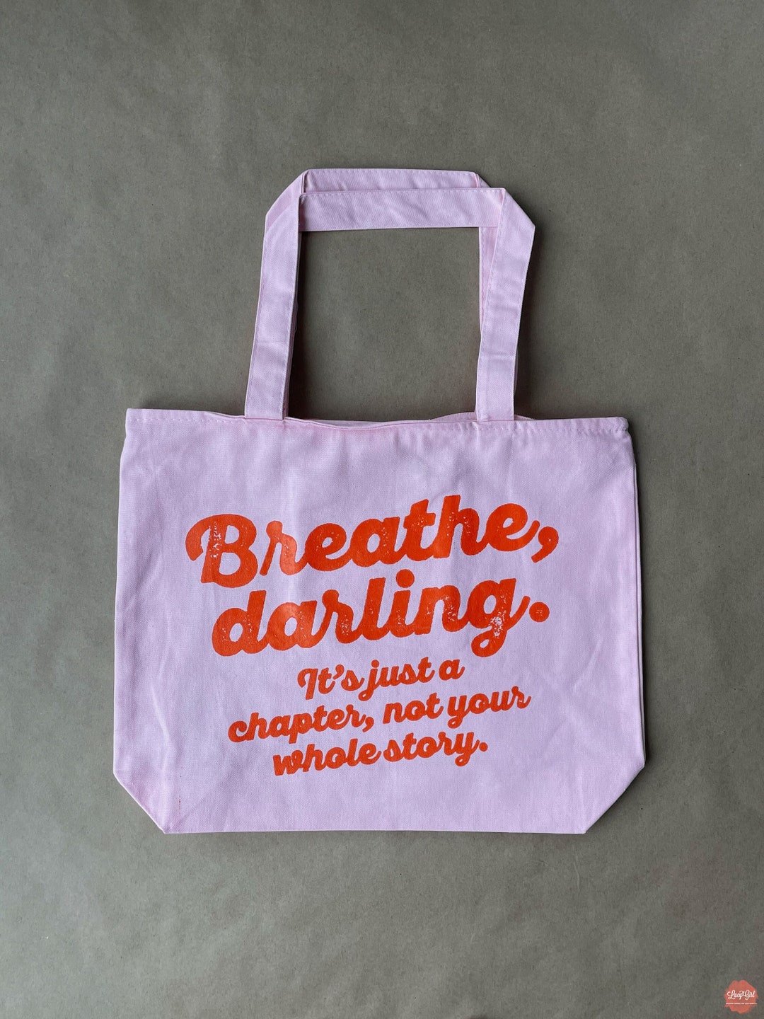 Breathe, Darling. Cotton Tote, Teenage Girl Gift - Etsy