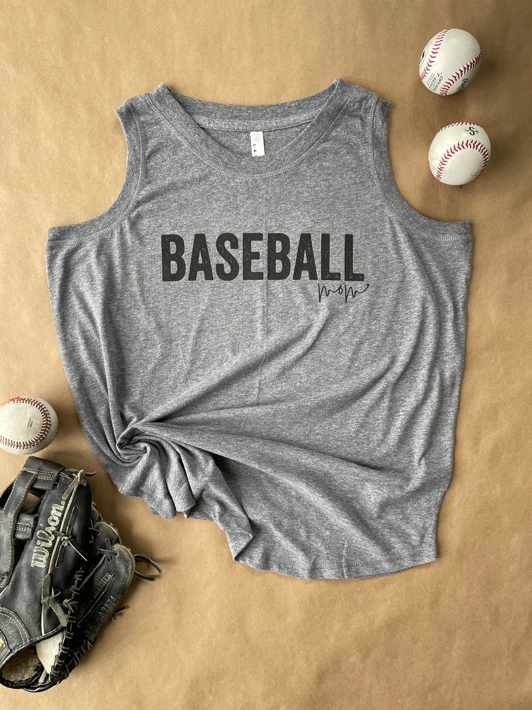 Baseball Mom Women's Relaxed Fit Tank - Etsy