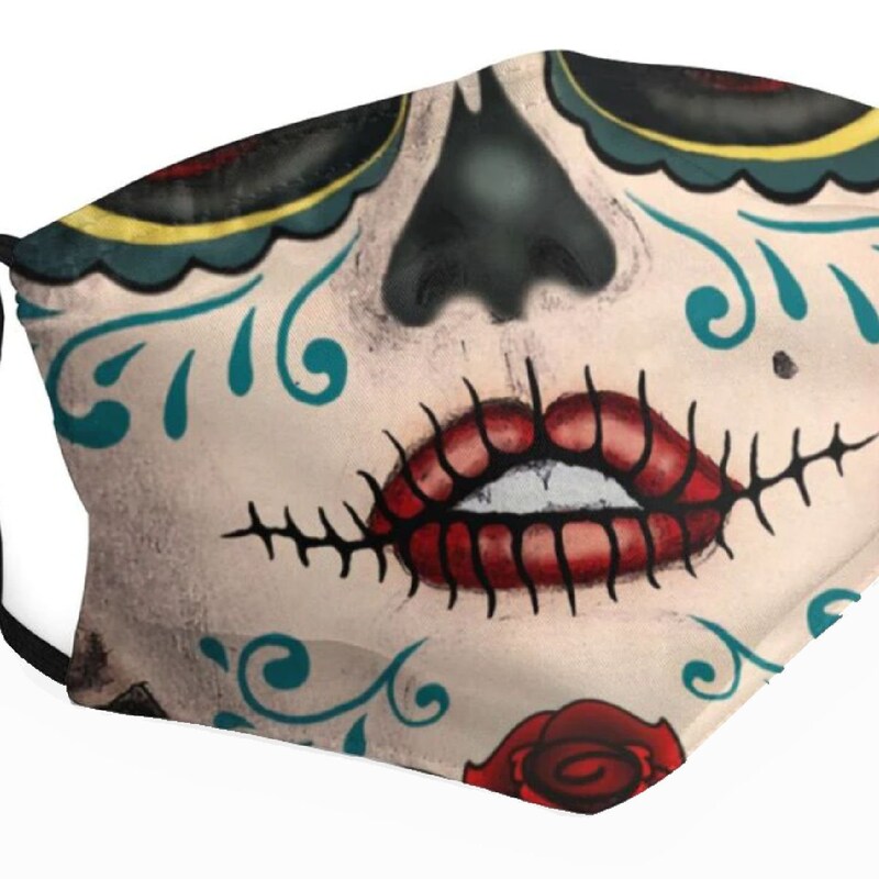 Sugar Skull Mask - Etsy