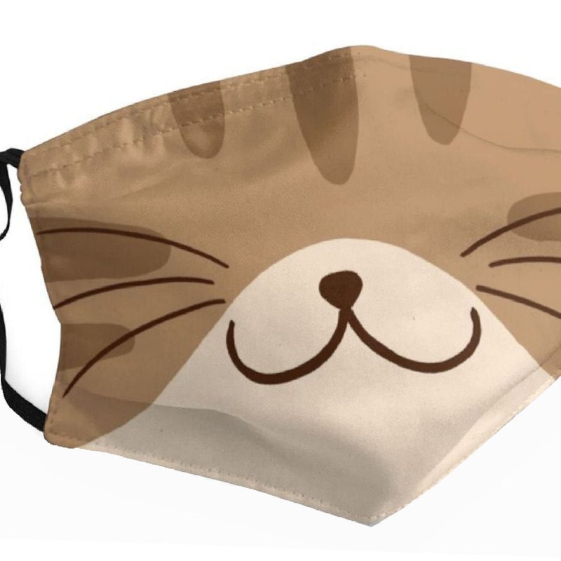 Funny Cat Face Mask - Etsy