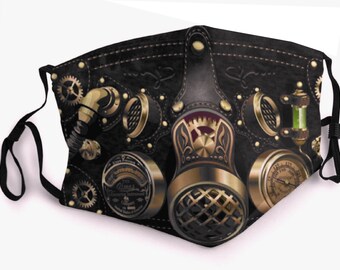 Steampunk Face Mask - Etsy