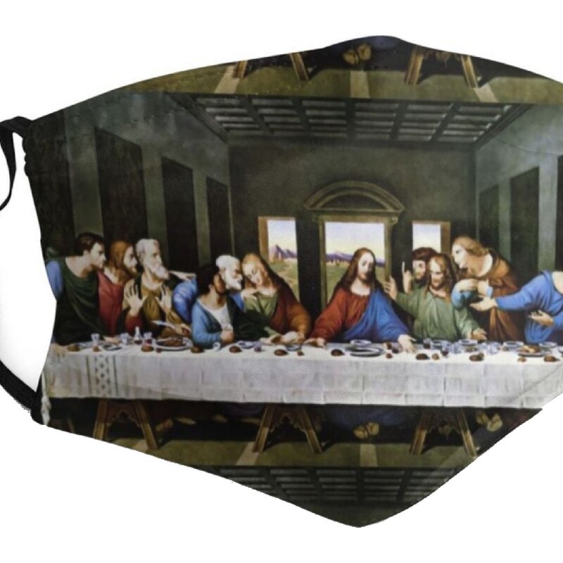 Jesus Face Mask - Etsy