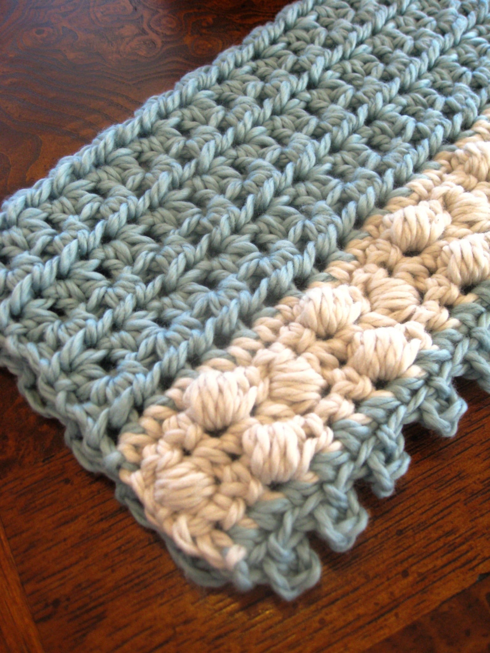 Matching Crochet Washcloth and Bath Mitt Patterns // Spa Bath ...